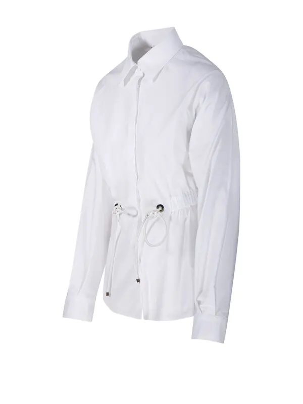 Max Mara Tazzina Drawstring Shirt - White