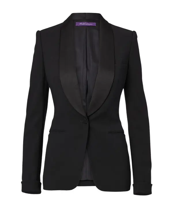 Ralph Lauren Shawl-lapel Wool Blazer