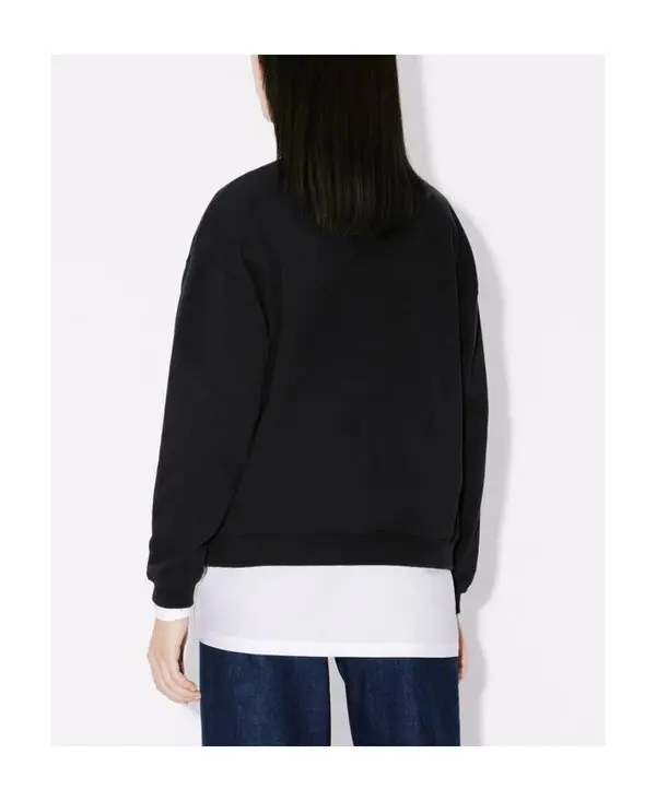 Kenzo Flocked Logo Crewneck Sweatshirt