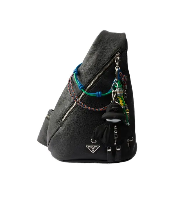 Prada Triangle-logo Robot Bag Charm