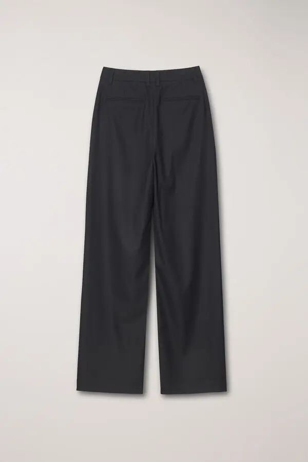 DUNST Double-pleated Wide-leg Trousers