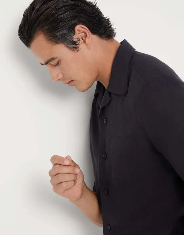 Brunello Cucinelli Curved Hem Easy-fit Shirt