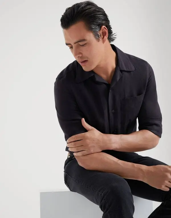 Brunello Cucinelli Curved Hem Easy-fit Shirt