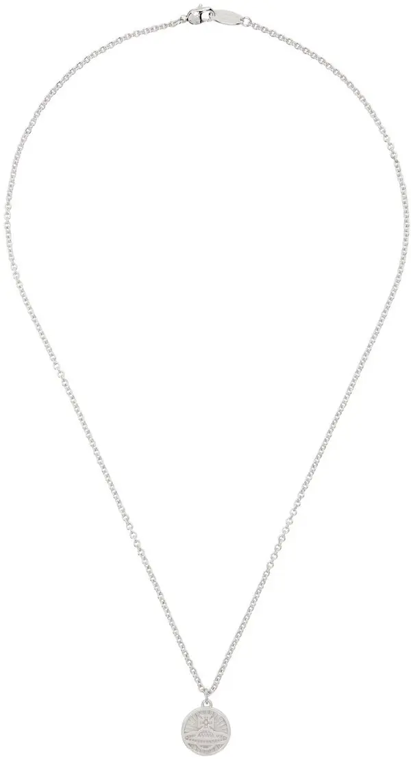 VIVIENNE WESTWOOD Silver Orb Pendant Necklace - Gray