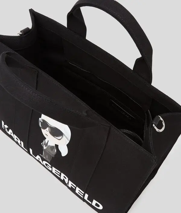 Karl Lagerfeld Ikon Aquarelle Tote Bag - Black