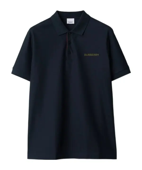 Burberry Polo Shirt With Lapel Short Sleeve
