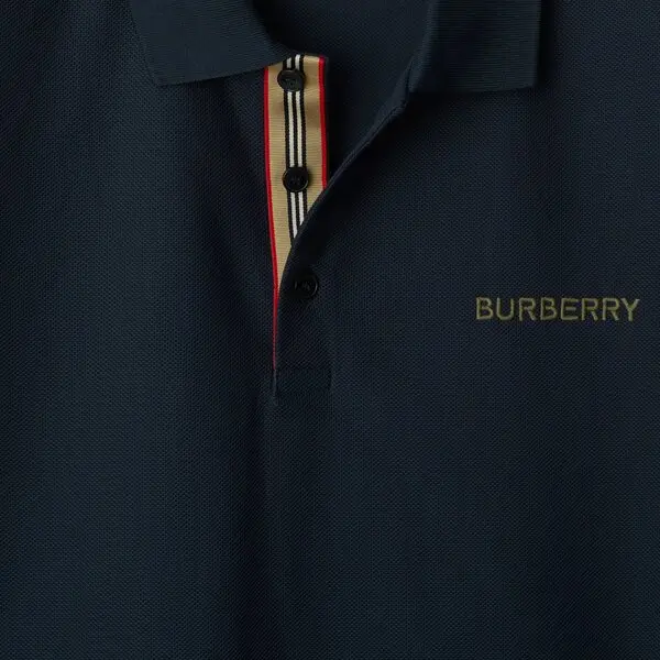 Burberry Polo Shirt With Lapel Short Sleeve