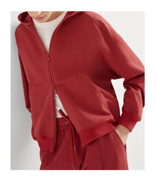 Brunello Cucinelli Embellished Zip-up Hoodie