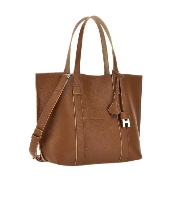 Hogan Script Shopper Bag - Brown