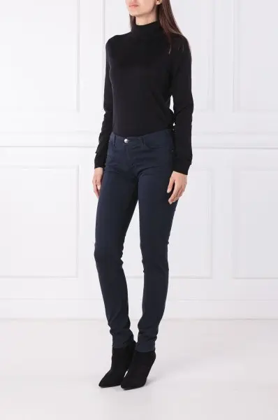 Emporio Armani Logo Detailed Jeans - Black