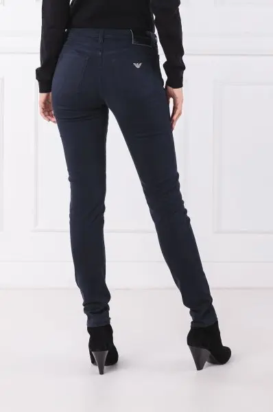Emporio Armani Logo Detailed Jeans - Black