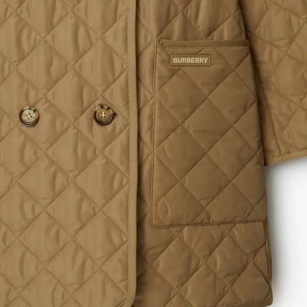 Burberry Quilted Double-breasted Coat
