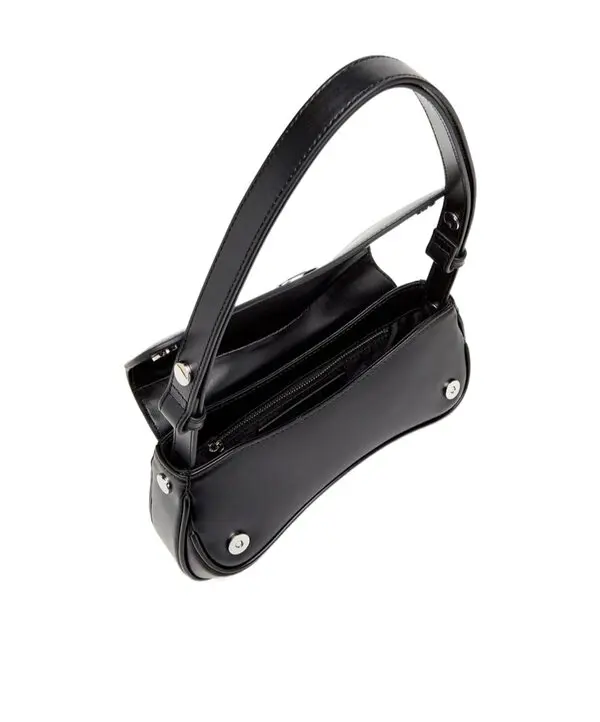 DIESEL® Play Logo Plaque Clutch Bag - Black