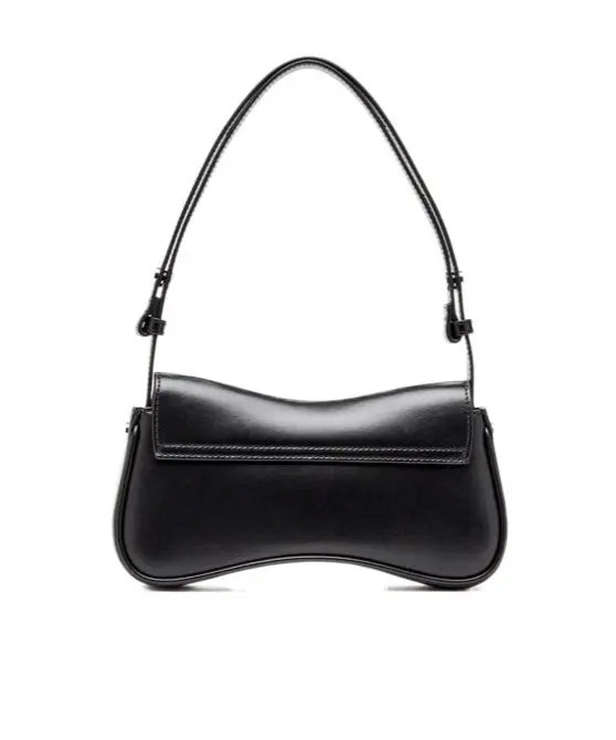 DIESEL® Play Logo Plaque Clutch Bag - Black