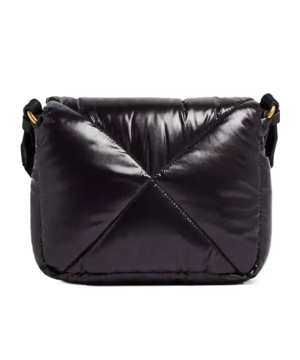Moncler Puf Twist-lock Mini Crossbody Bag - Black