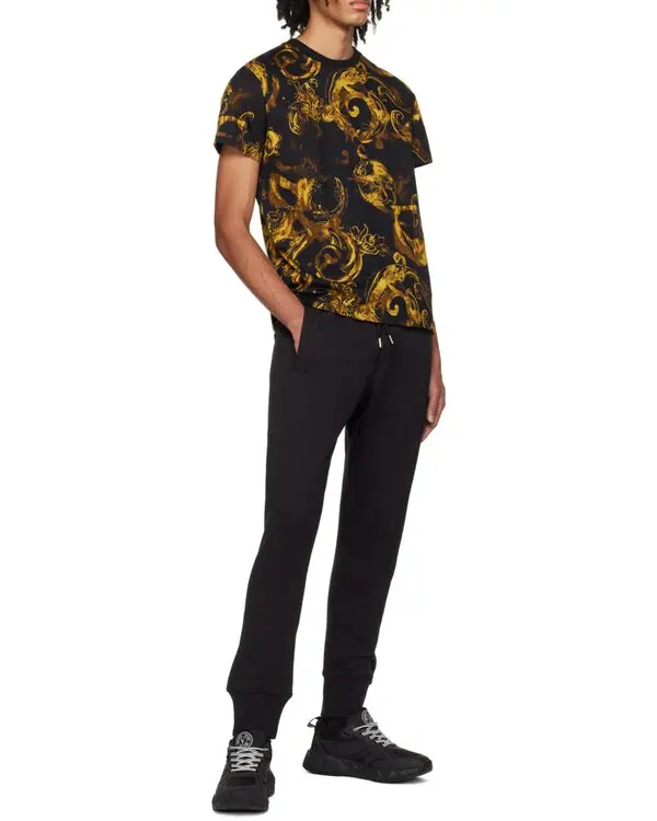 Versace Logo Printed Drawstring Track Pants