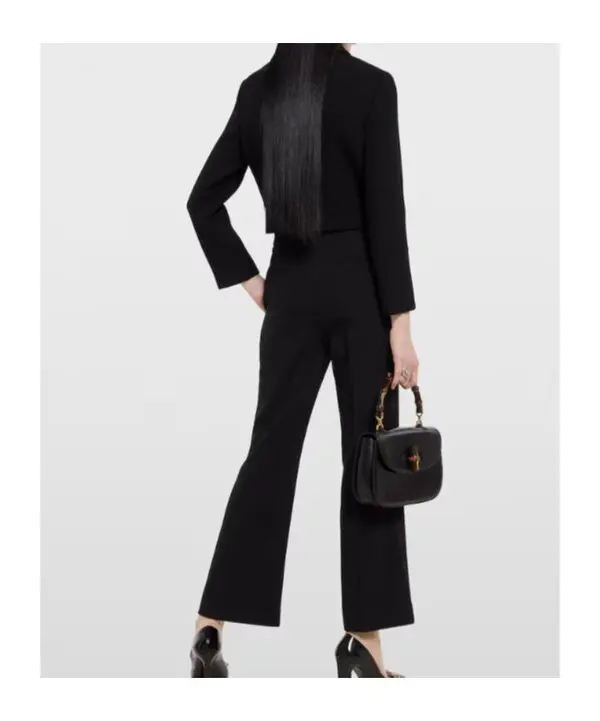 Gucci Double G Button Crêpe Jacket