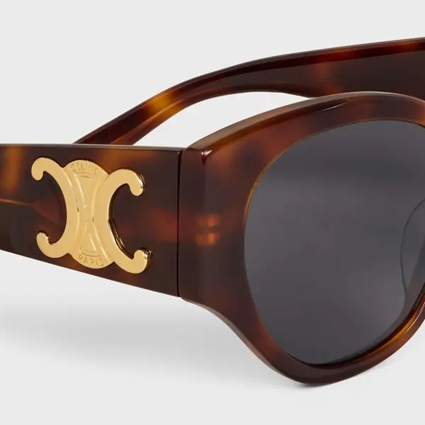 Celine Triomphe Xl 03 Acetate Sunglasses - Black