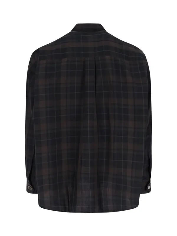 Our Legacy Borrowed Checked Shirt - Black