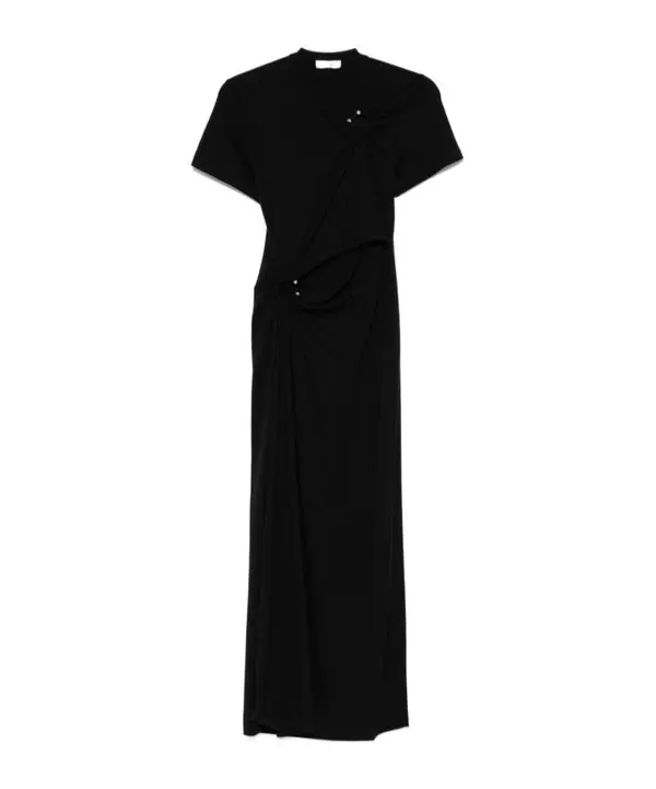 Rabanne Jersey Long Piercing Dress