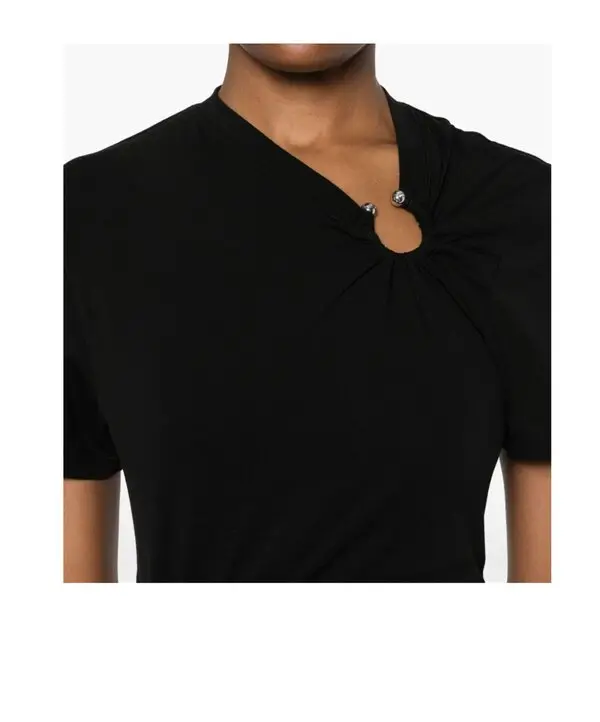 Rabanne Jersey Long Piercing Dress