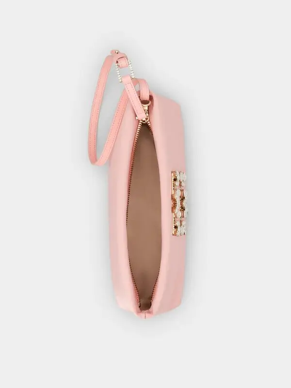ROGER VIVIER Buckle Detail Shoulder Bag - Pink