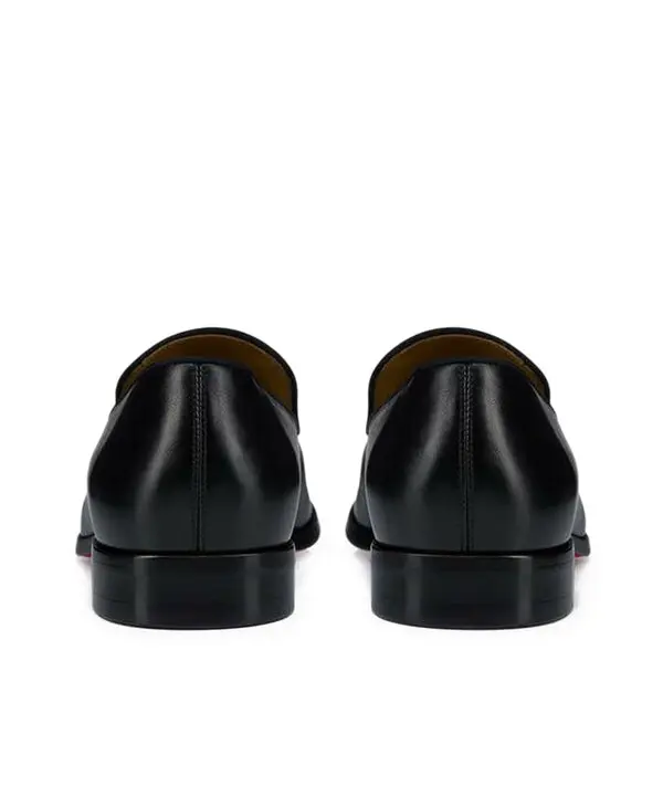CHRISTIAN LOUBOUTIN Danny Flex Slip-on Loafers In Calf Leather - Black