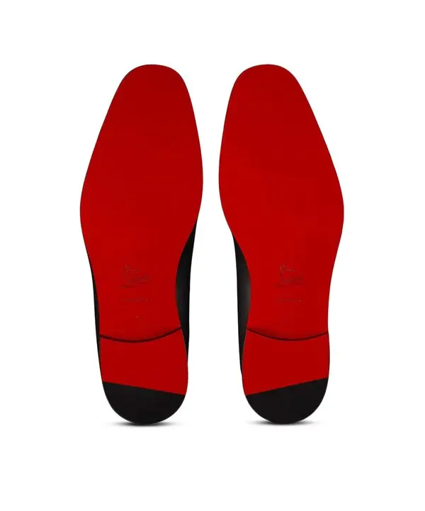 CHRISTIAN LOUBOUTIN Danny Flex Slip-on Loafers In Calf Leather - Black