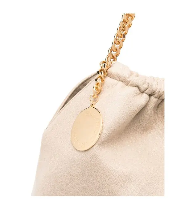 Stella McCartney Falabella Drawstring Shoulder Bag - Beige