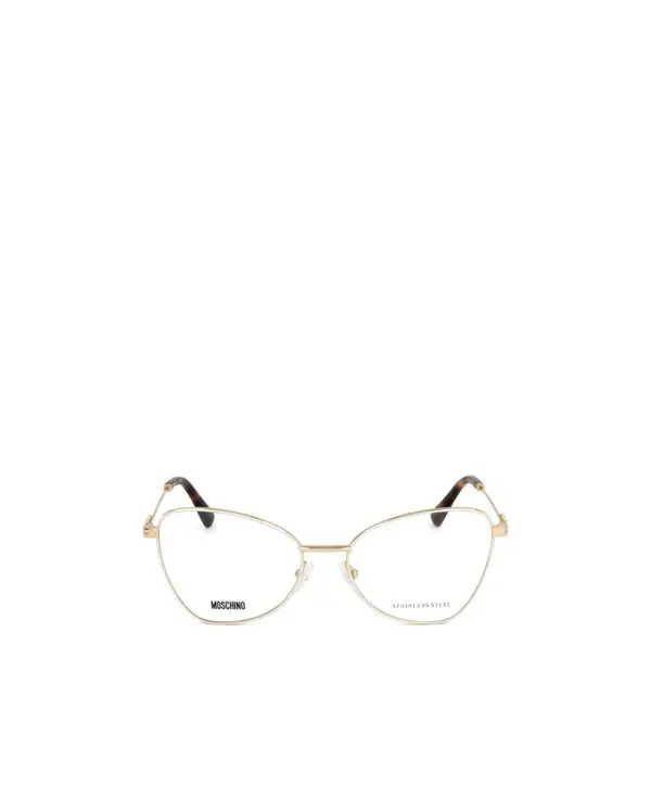 Moschino Cat Eye Eyeglasses - Yellow