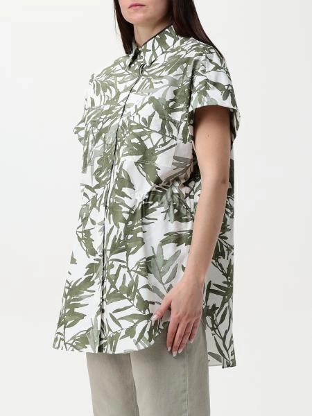 Brunello Cucinelli Leaf Print Short-sleeve Shirt - No