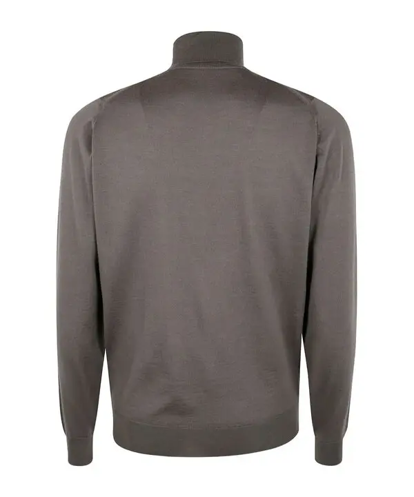 John Smedley Cherwell Turtleneck Sweater - Gray
