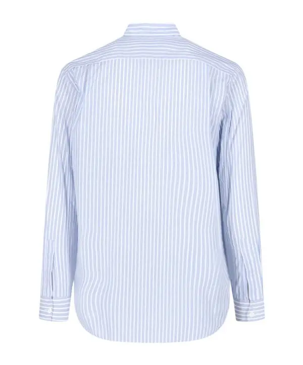 Play Comme Des Garcon Striped Shirt With Heart Patch