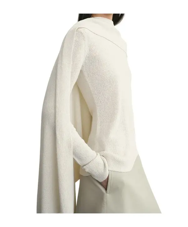 TOTEME Layered Cape Knit Jumper