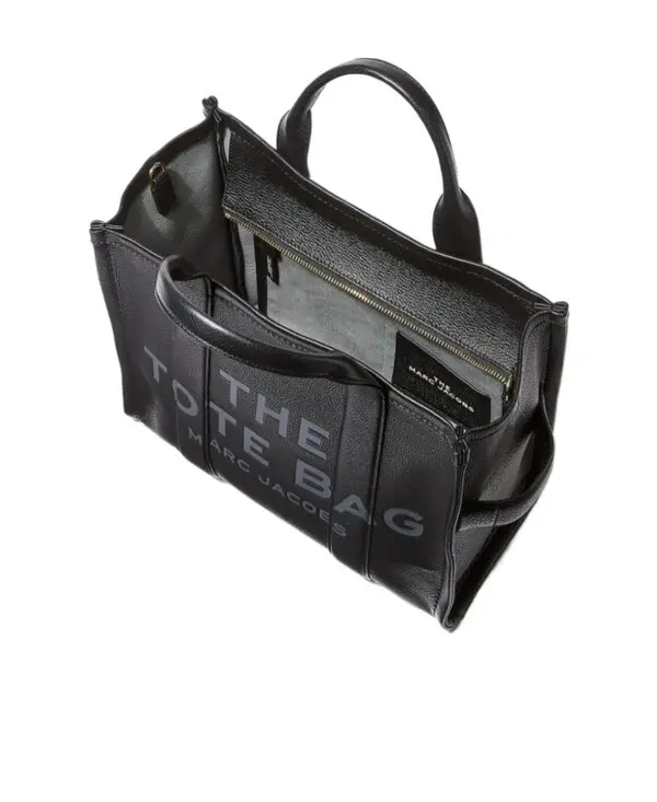 Marc Jacobs Medium The Leather Tote Bag - Black