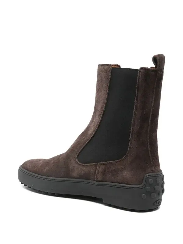 TOD'S Leather Chelsea Boots - Black