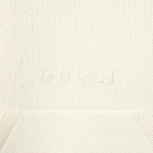 Gucci Piquet Knit Hooded Sweatshirt