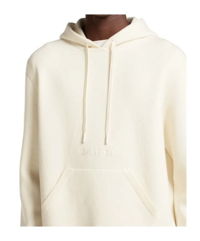 Gucci Piquet Knit Hooded Sweatshirt
