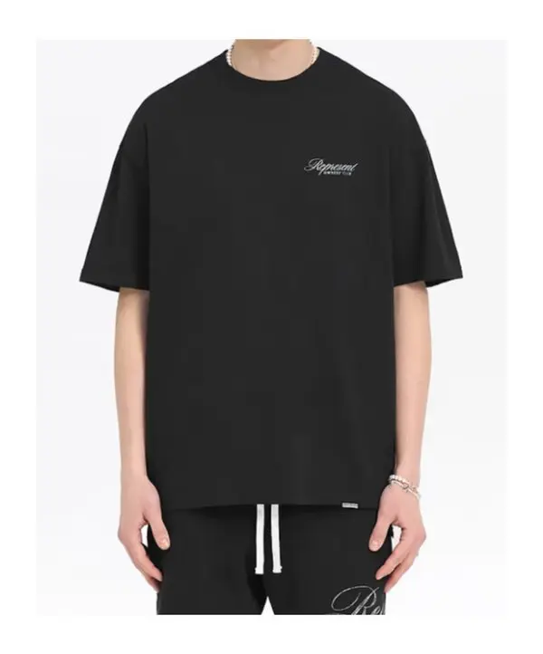 REPRESENT Owners Club Script T-shirt - Black