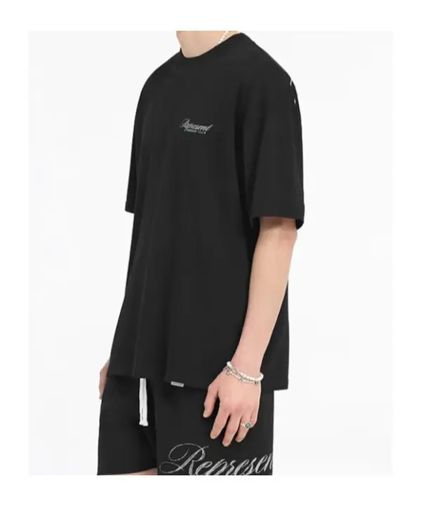 REPRESENT Owners Club Script T-shirt - Black