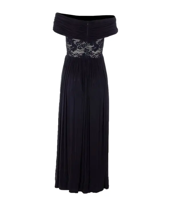 Zimmermann Off-shoulder Lace Midi Dress - Black
