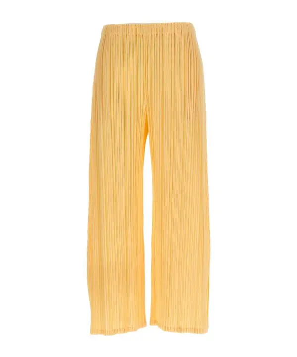 PLEATS PLEASE BY ISSEY MIYAKE Wide Leg Pleated Trousers