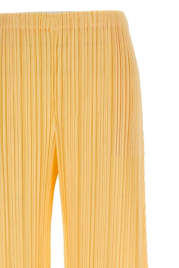 PLEATS PLEASE BY ISSEY MIYAKE Wide Leg Pleated Trousers