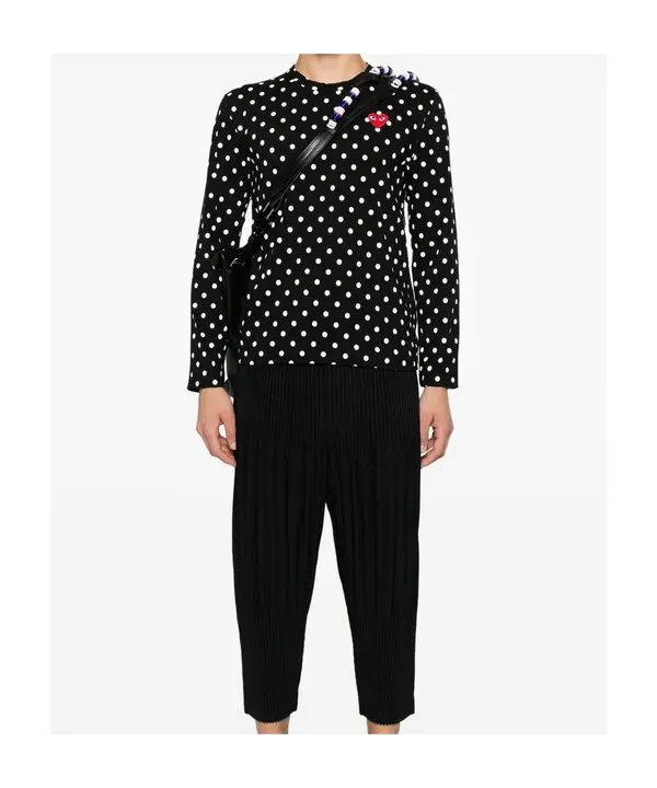 Play Comme Des Garcon Long-sleeved T-shirt - Black