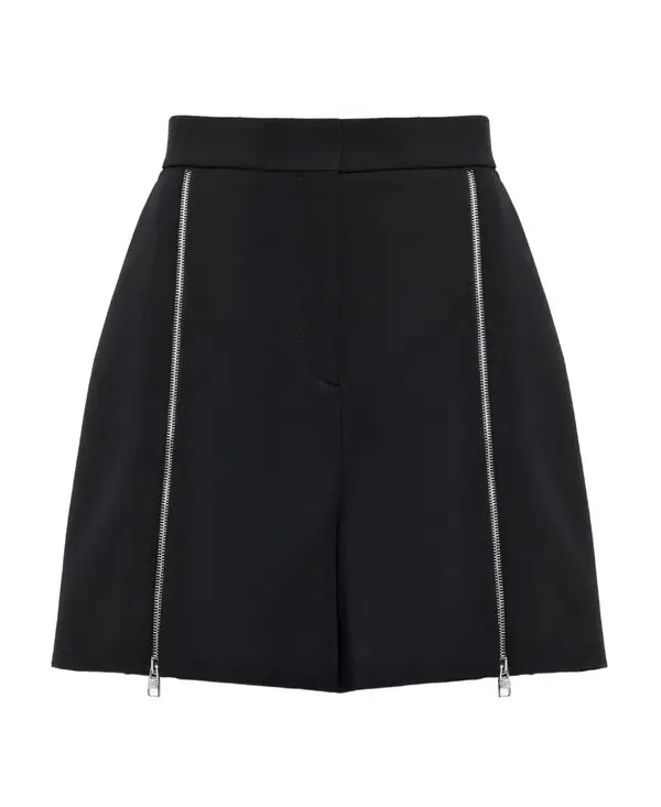 Alexander McQueen Zip Detailed Tailored Shorts