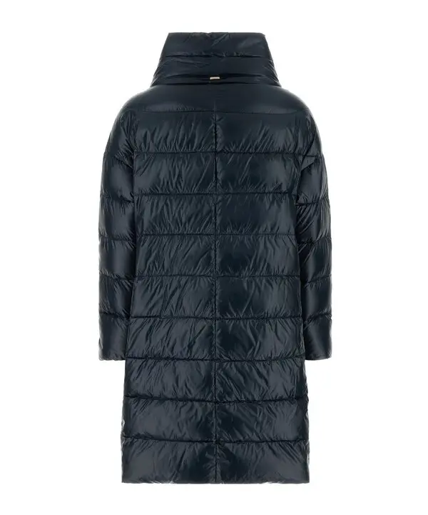 Herno Long Sleeve Down Jacket - Navy