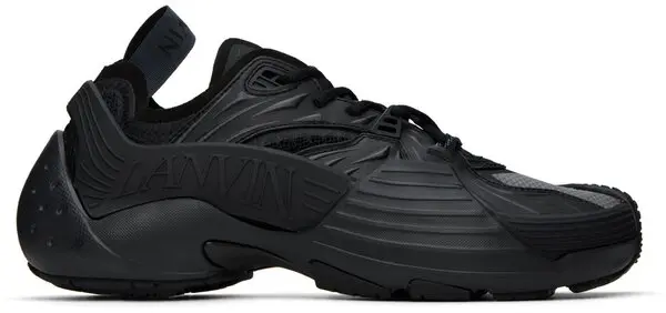 LANVIN Flash-x Lace-up Sneakers - Black