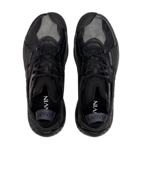 LANVIN Flash-x Lace-up Sneakers - Black