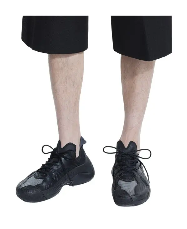 LANVIN Flash-x Lace-up Sneakers - Black