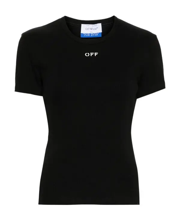 Off-White Off Stamp Crewneck T-shirt - Black